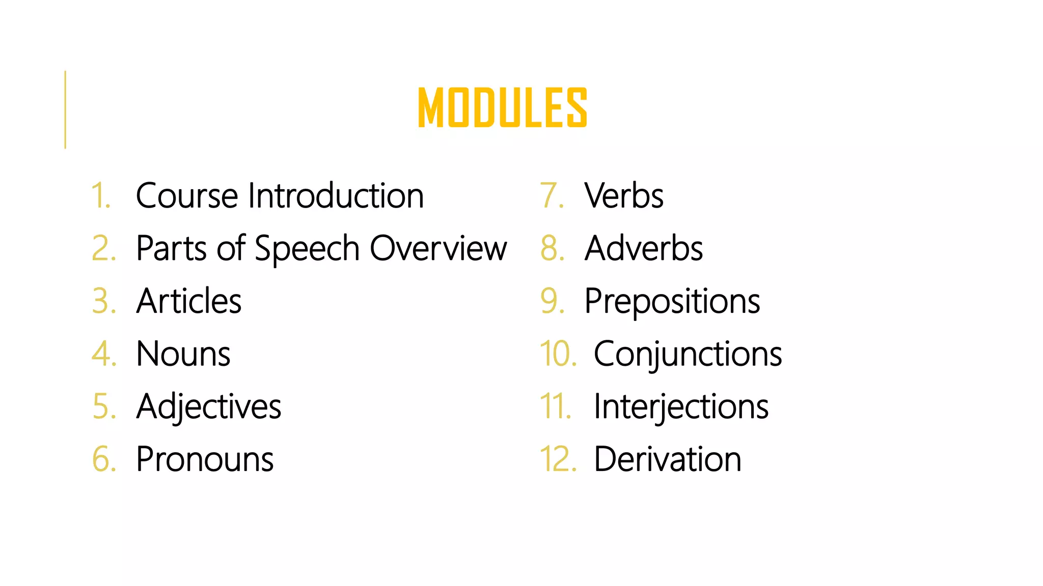 English Words: The Building Blocks of English Grammar (B1) | PDF