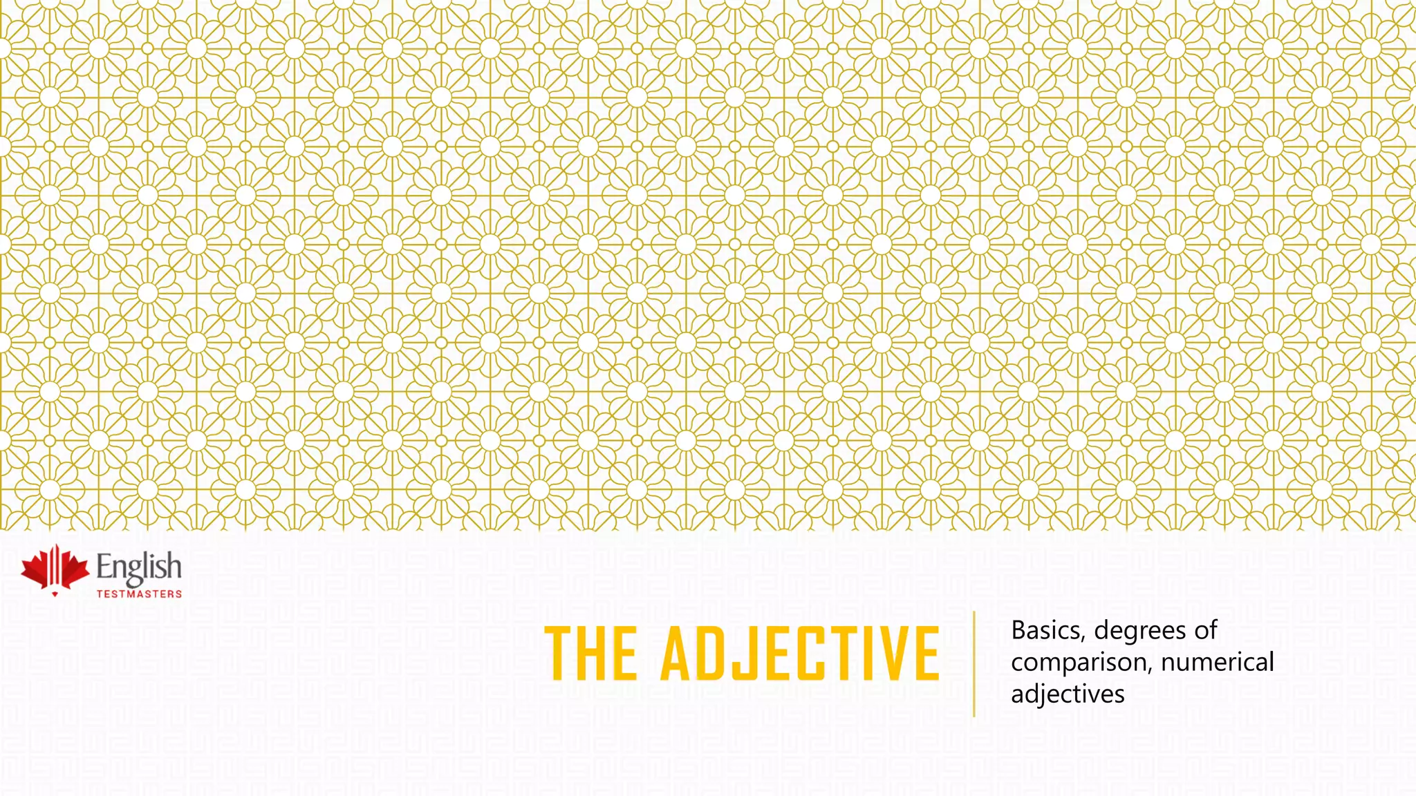 English Words: The Building Blocks of English Grammar (B1) | PDF
