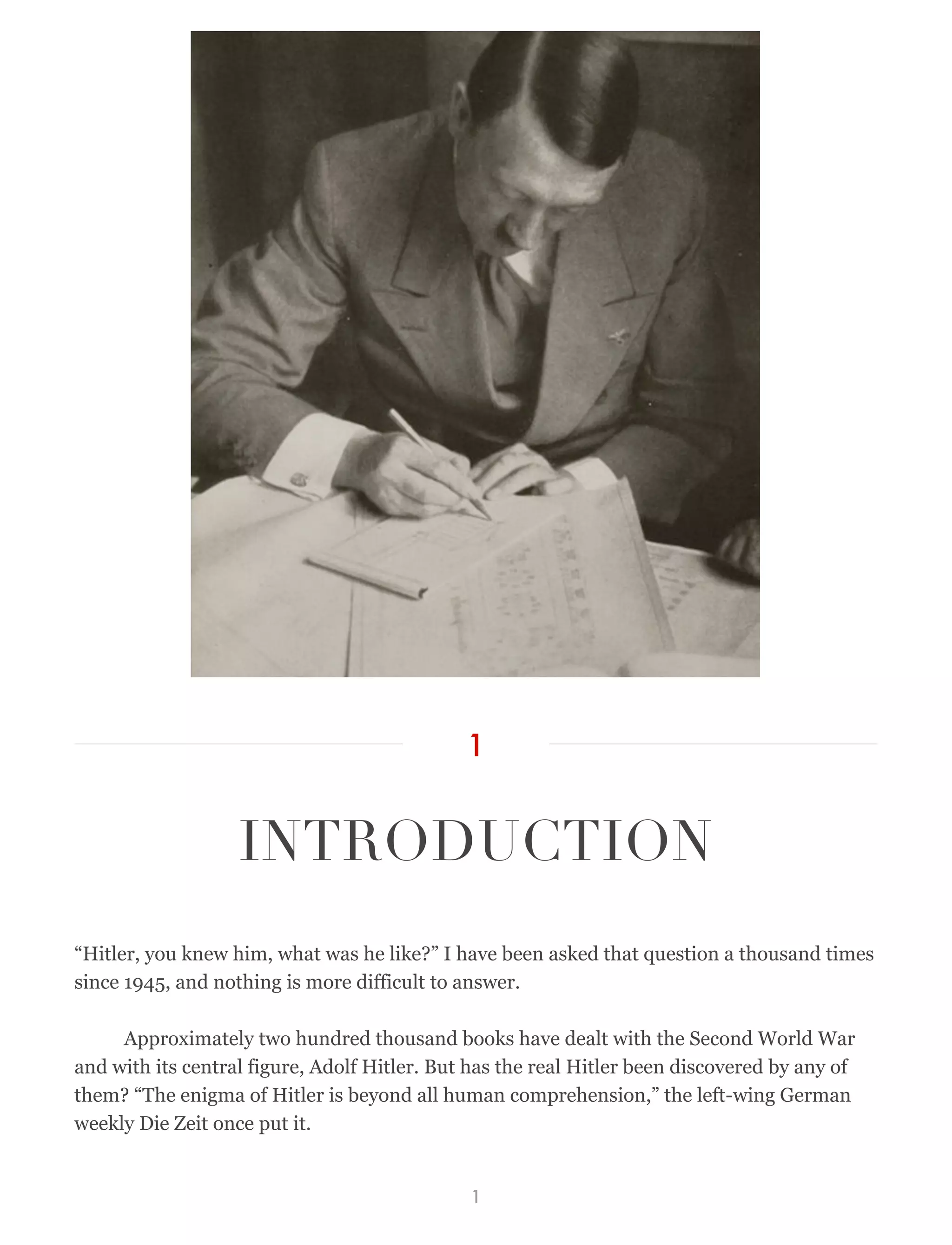 The enigma of Adolf Hitler -tgsnt | PDF