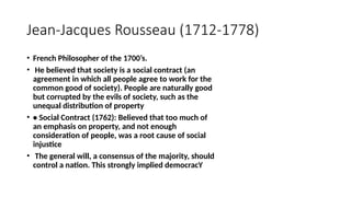 THE ENLIGHTENMENT: Concept, Ideas, Themes and Important Thinkers | PPTX