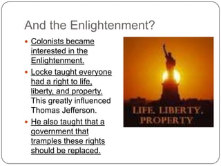 The enlightenment and the beginning of the american | PPT