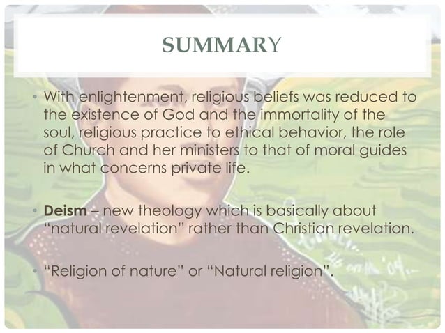 The enlightenment, deism, and rizal | PPTX