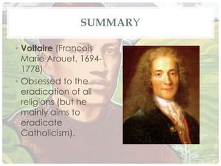 The enlightenment, deism, and rizal | PPTX