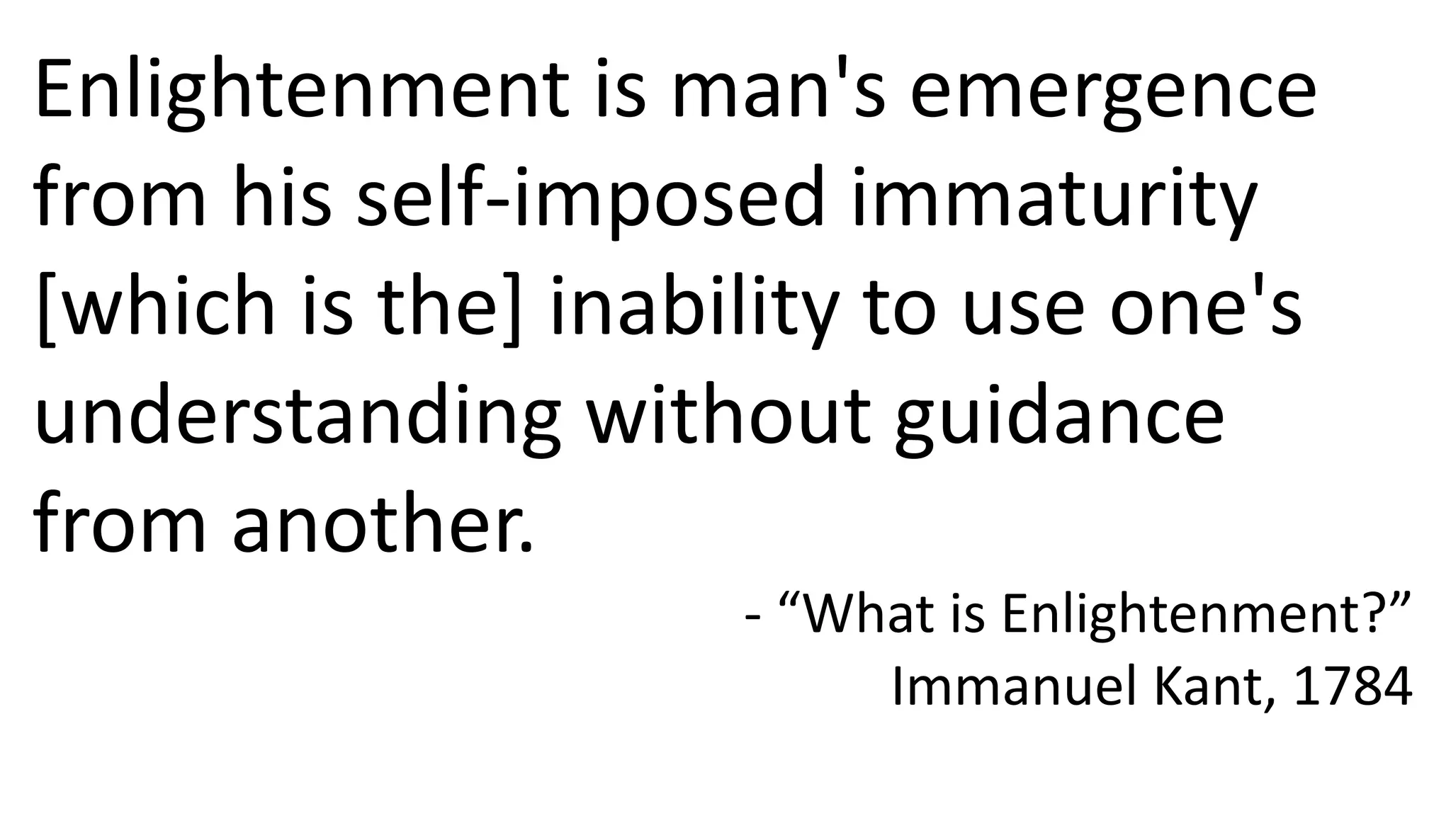 The enlightenment | PPTX