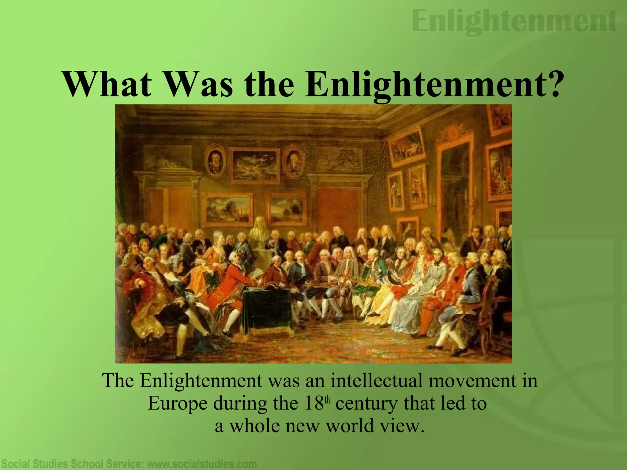 The enlightenment power point | PPT
