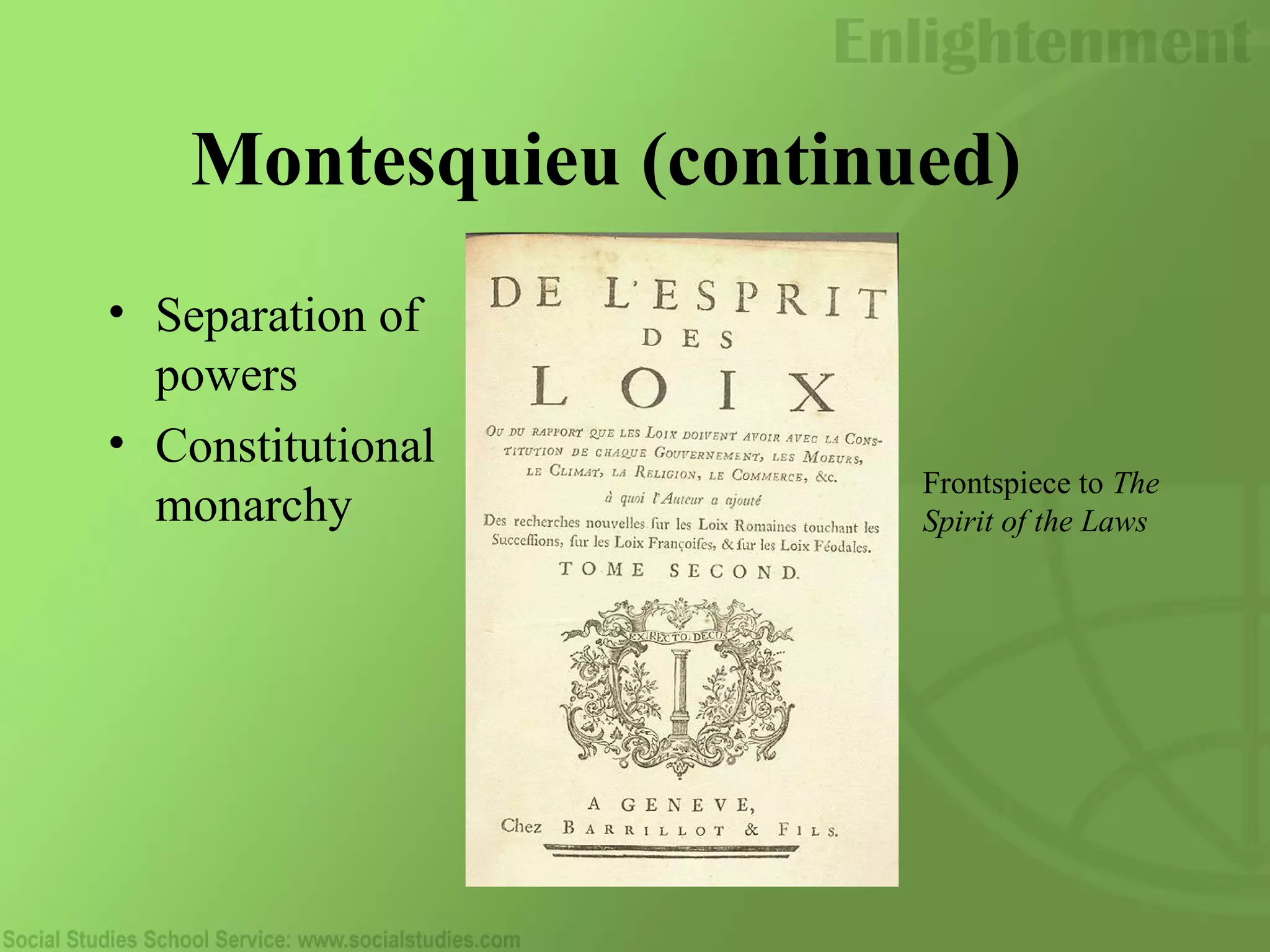 The enlightenment power point | PPT