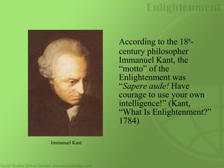 The enlightenment power point | PPT