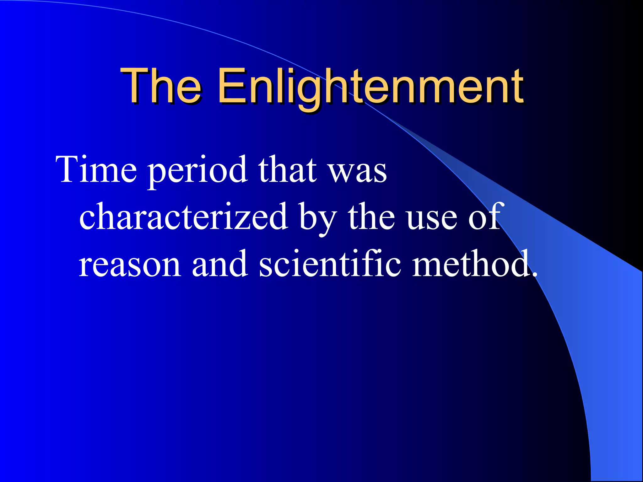 The Enlightenment Power Point.Ppt