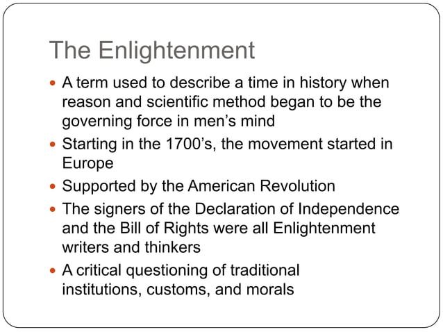 The Enlightenment Pp | PPTX