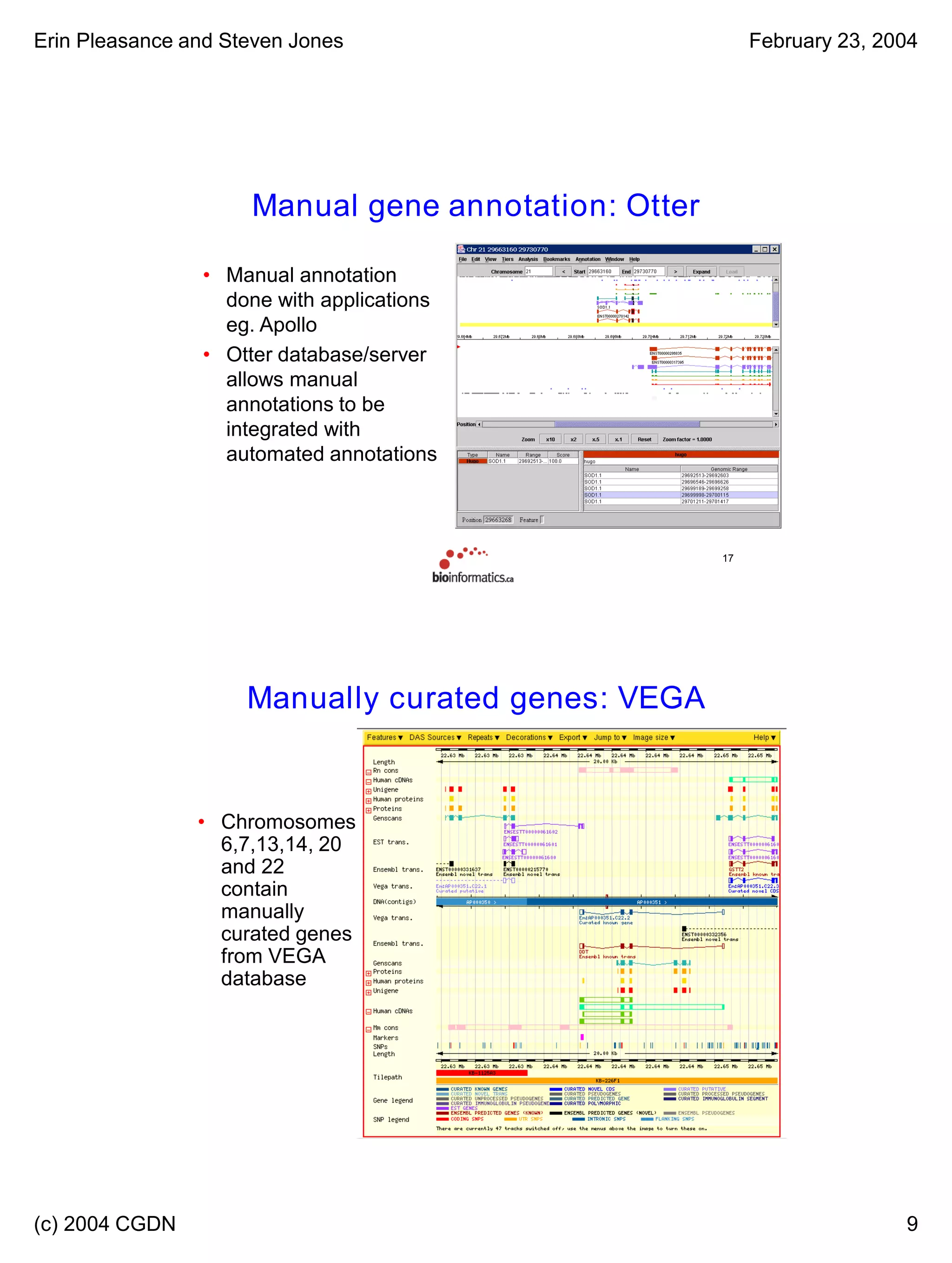 The ensembl database | PDF
