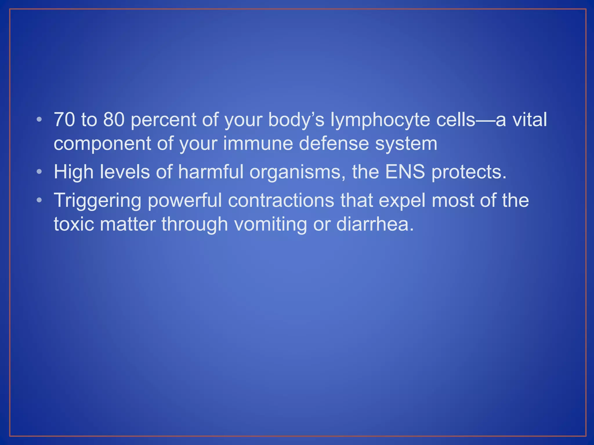 The enteric nervous system—your body’s | PPT