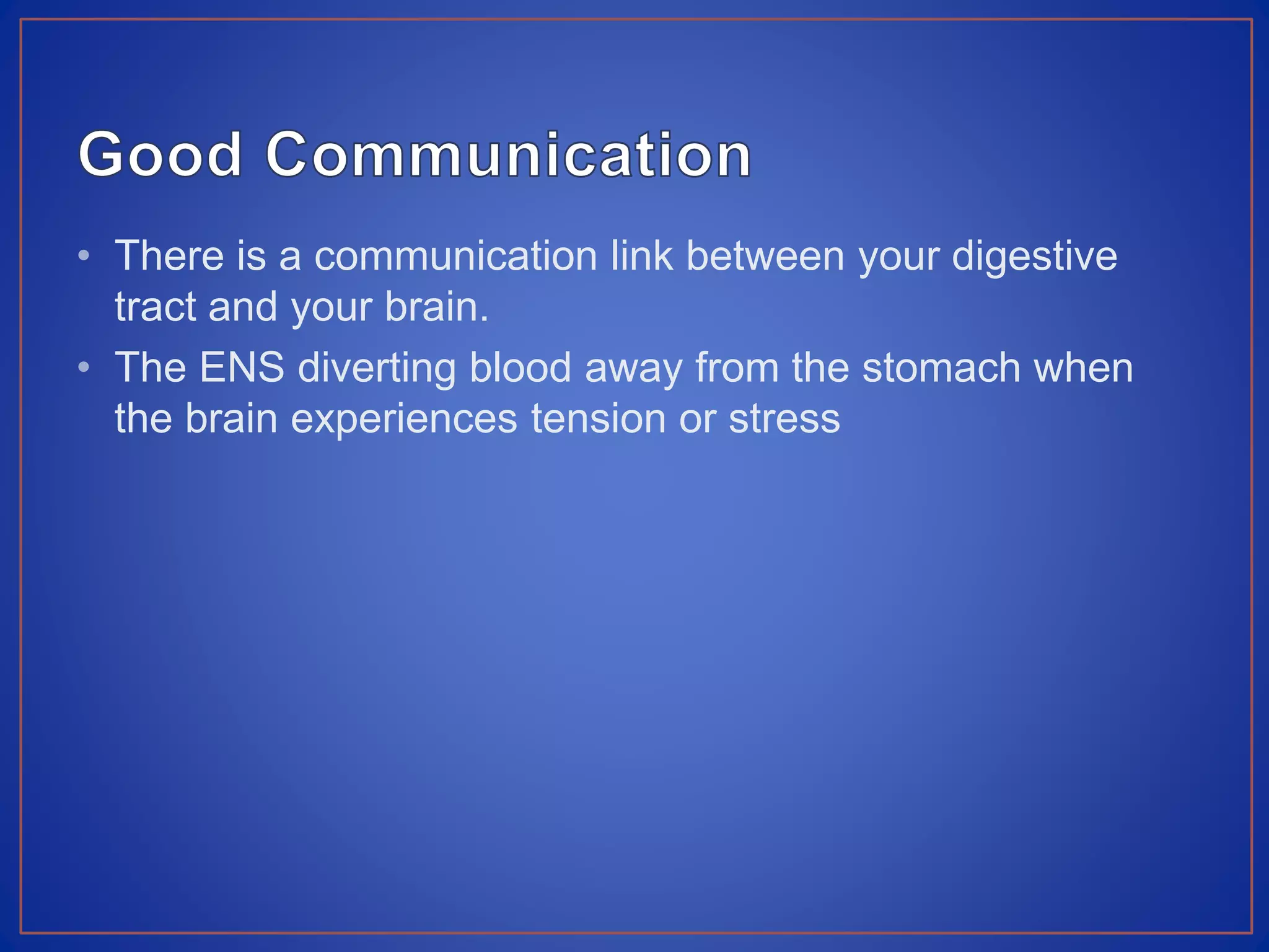 The enteric nervous system—your body’s | PPT