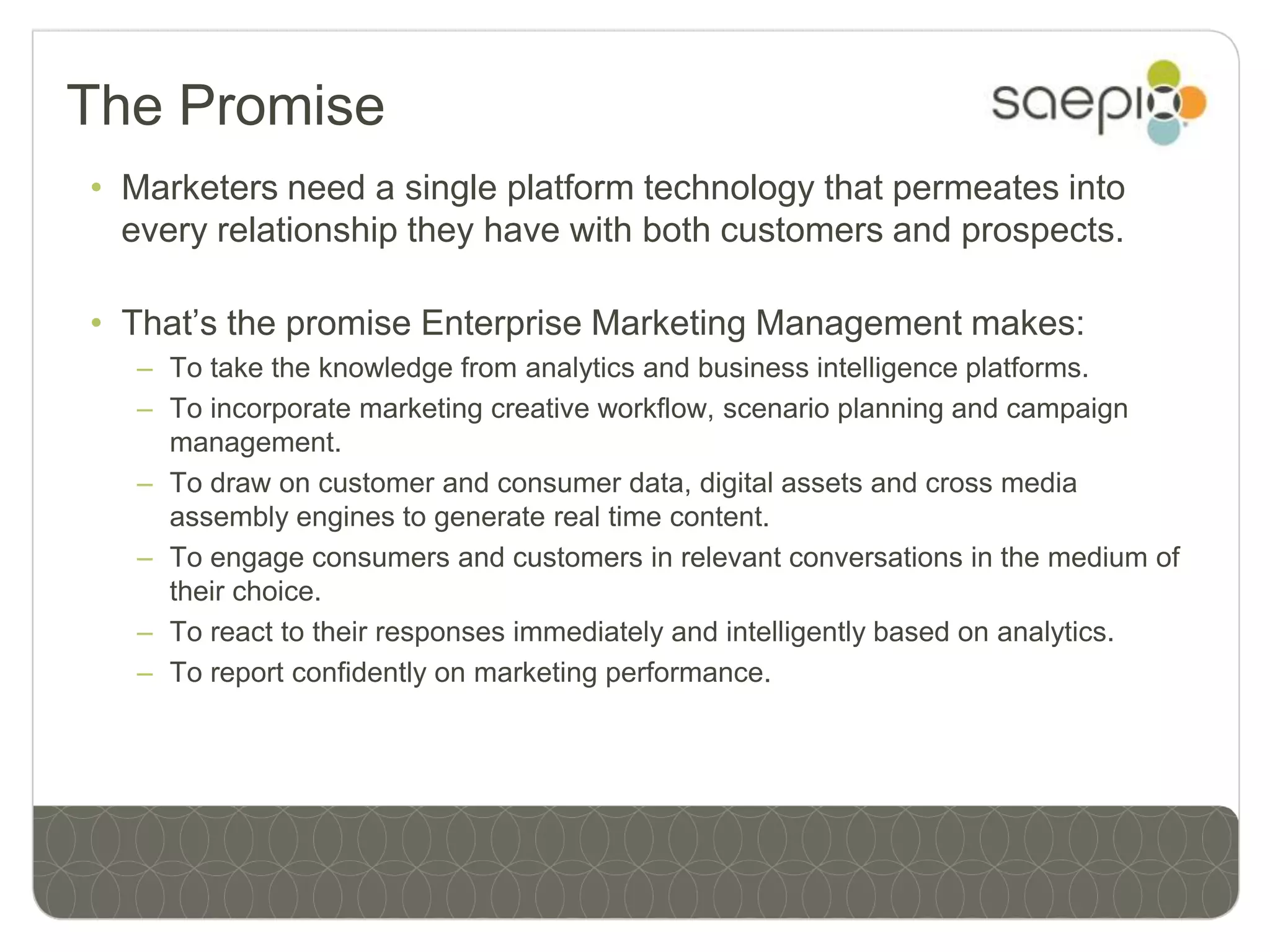The Enterprise Marketing Management Strategy Guide | PPTX