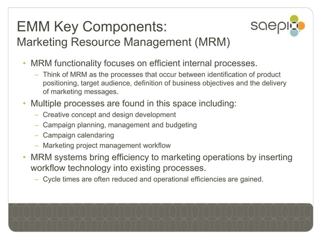 The Enterprise Marketing Management Strategy Guide | PPTX
