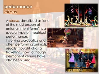 The Concept and Types of Entertainment | PPTX