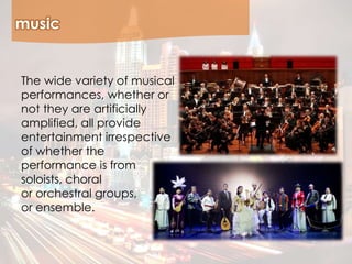 The Concept and Types of Entertainment | PPTX