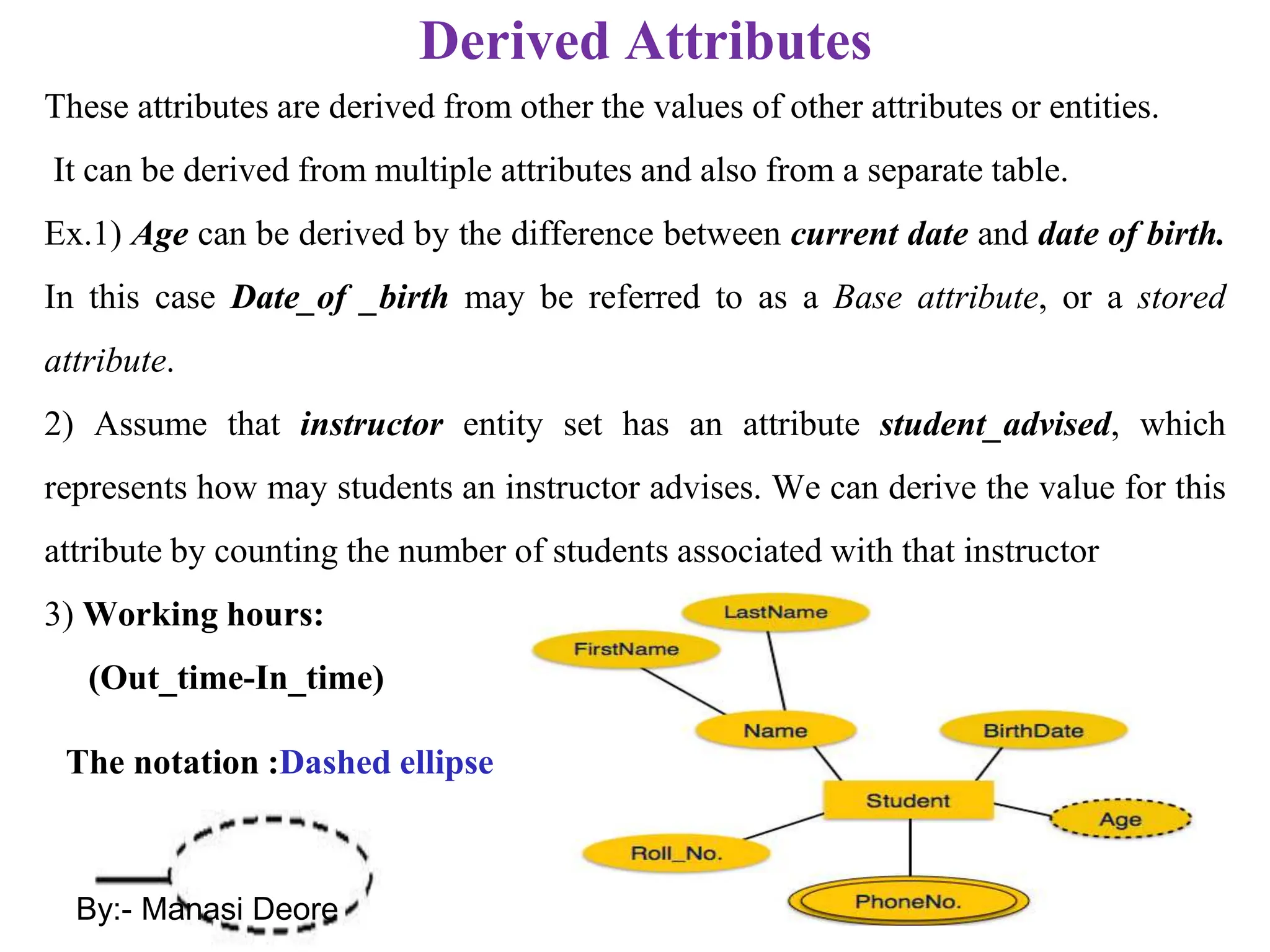 The Entity-Relationship Model(ER Diagram).pptx | Databases | Computer Software and Applications