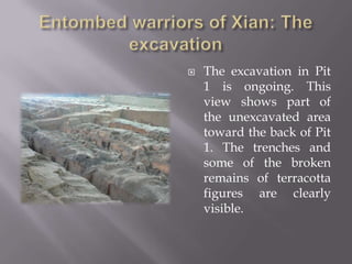 The entombed warriors of xian | PPT