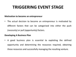 THE ENTREPRENEURIAL PROCESS.ppt | Business Administration | Business