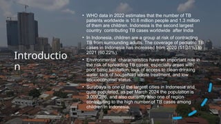 The environmental and behavioral aspect to prevent TB transmission ...