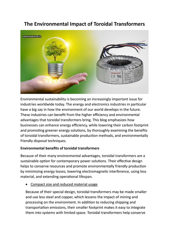 The Environmental Impact Of Toroidal Transformers.pdf