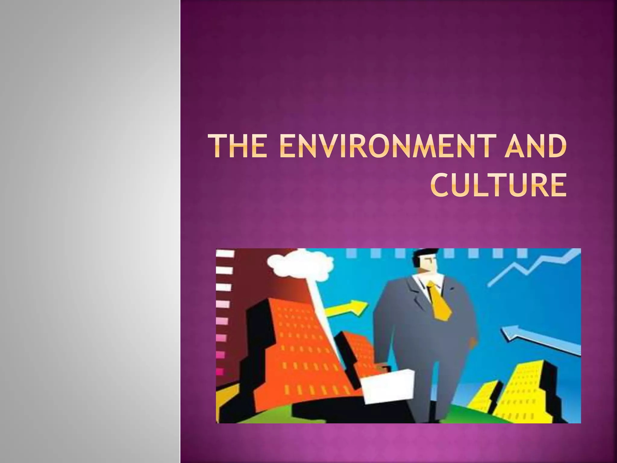 The Environment and Corporate culture | PPTX