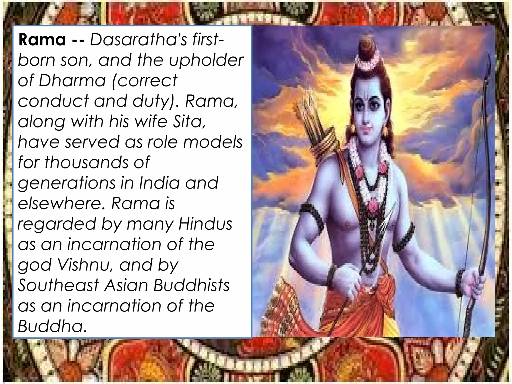 The epic of ramayana | PPT