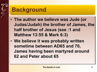 The Epistle of Jude | PPTX