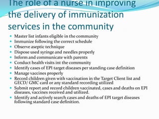 The epi vaccines and its characteristics | PPTX