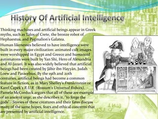 The era of artificial intelligence | PPTX