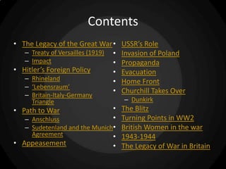 The era of the second world war | PPT