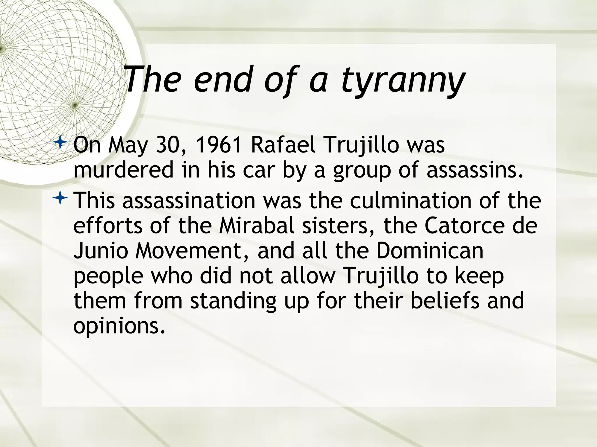 The era of trujillo powerpoint | PPT