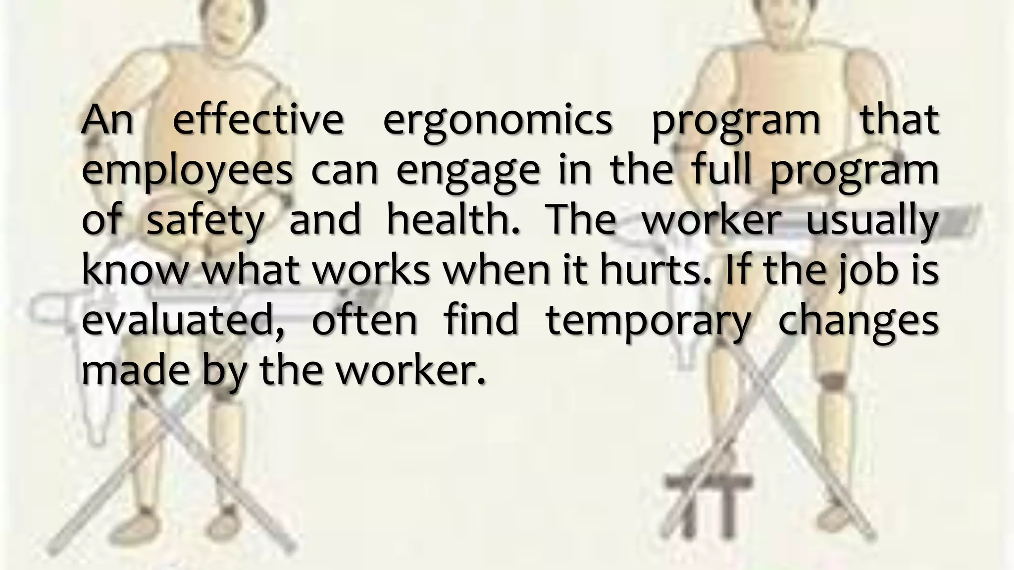 The ergonomics in manufacturing | PPTX
