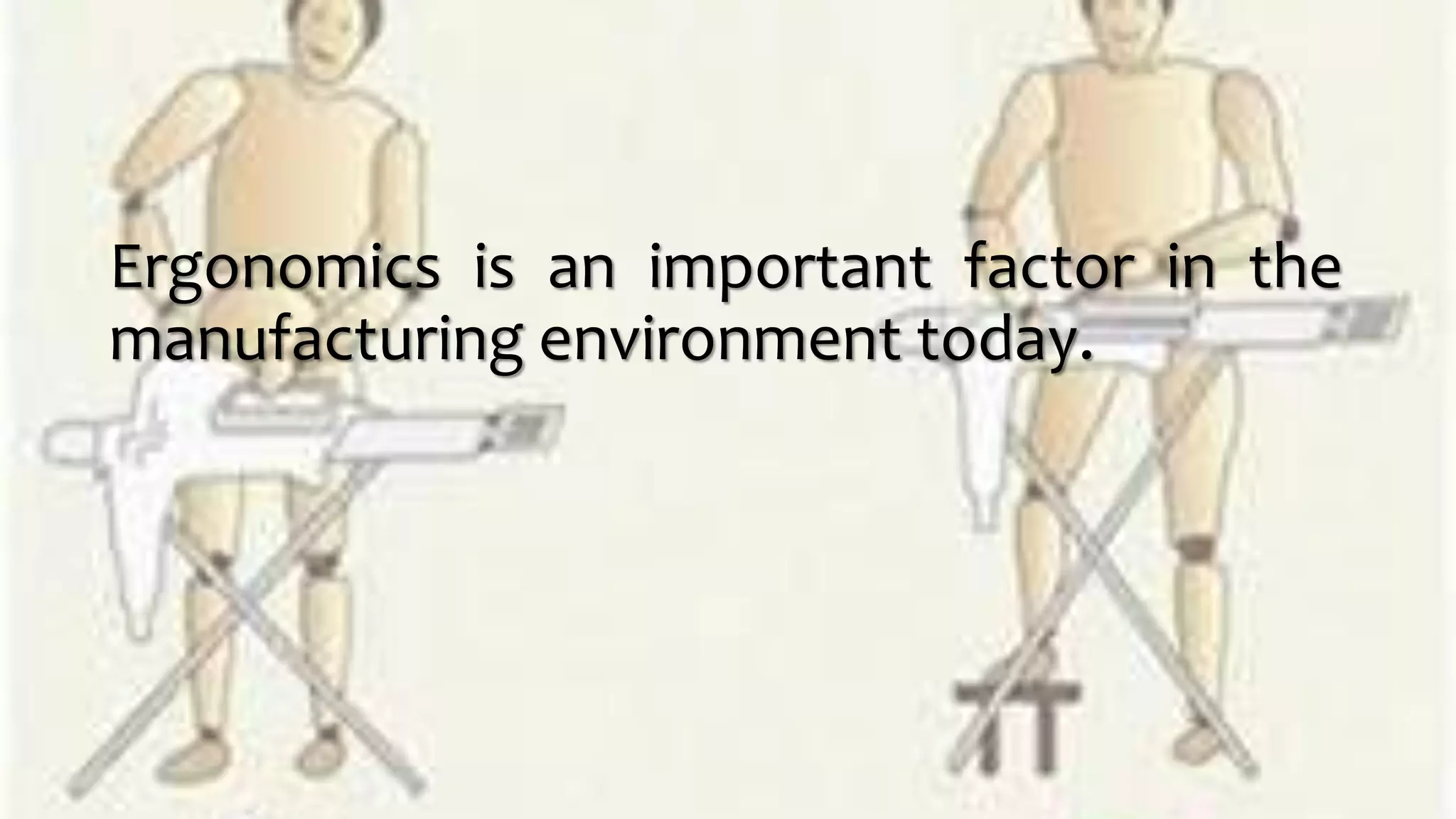 The ergonomics in manufacturing | PPTX