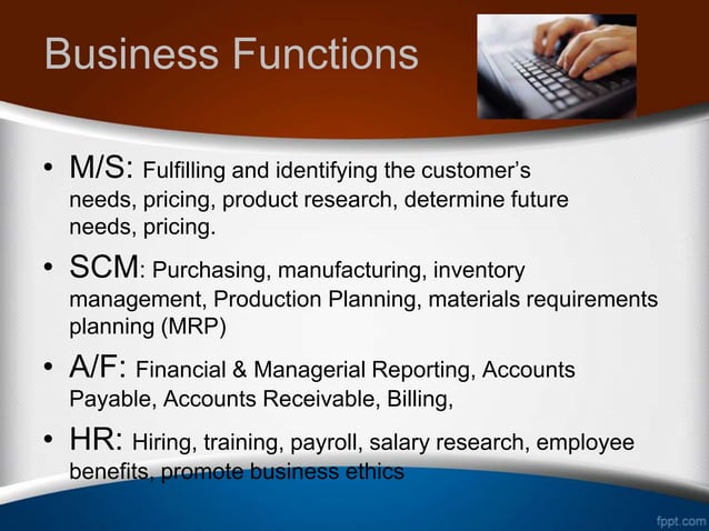 The Erp Business Process | PPTX