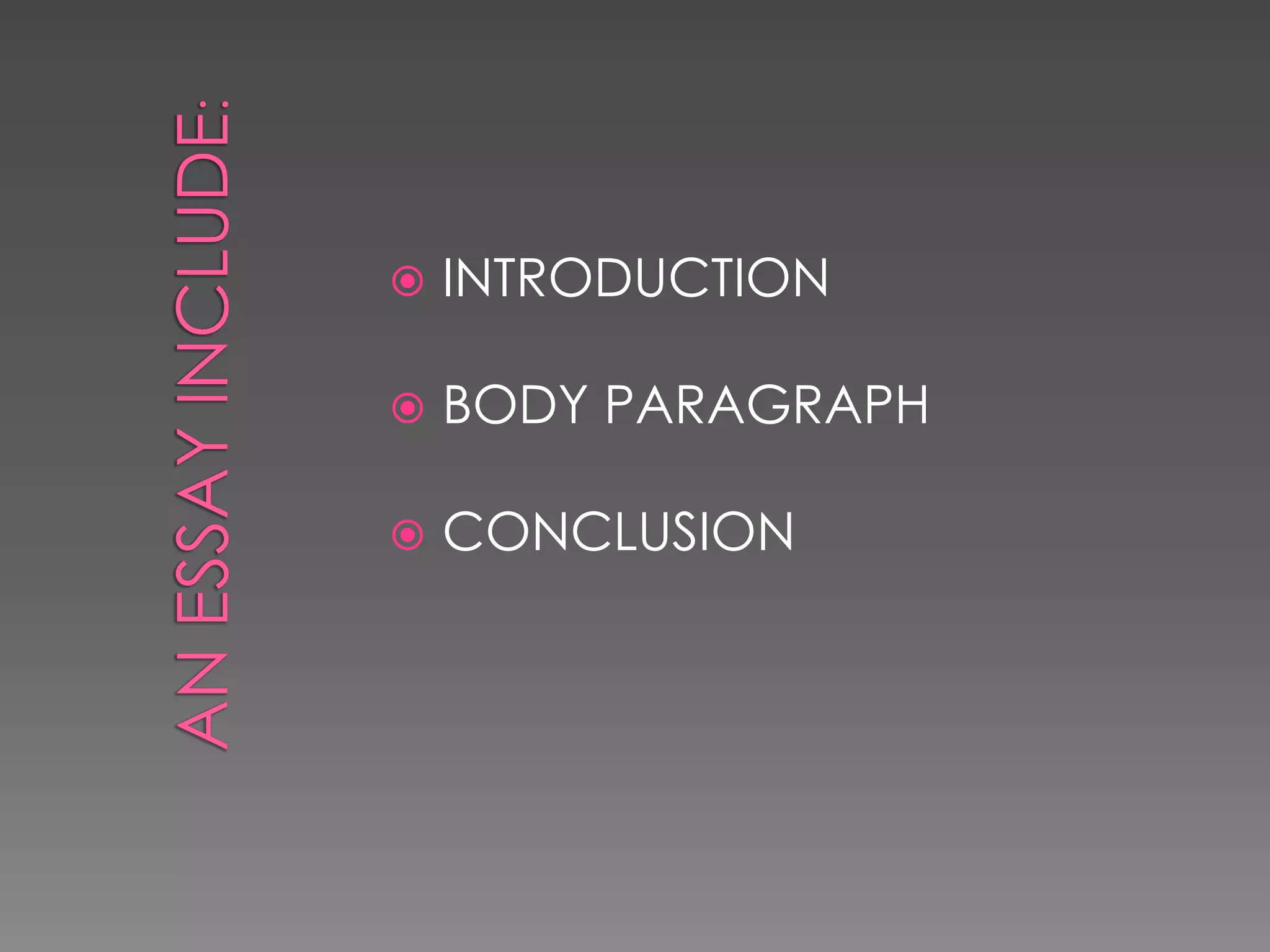 The essay presentation composition | PPT