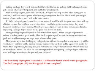 The essay roadmap | PPT | College Planning | College Education