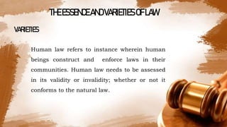 THE ESSENCE AND VARIETIES OF LAW.pptx