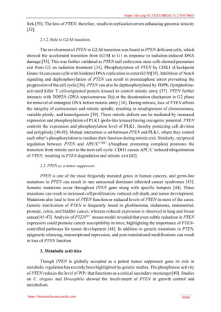 Essence of PTEN: a Broad-Spectrum Therapeutic Target in Cancer | PDF