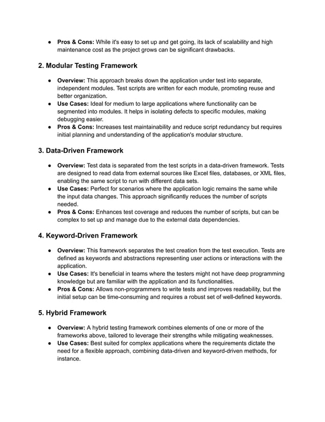The Essence Of Test Automation Framework Design Pdf