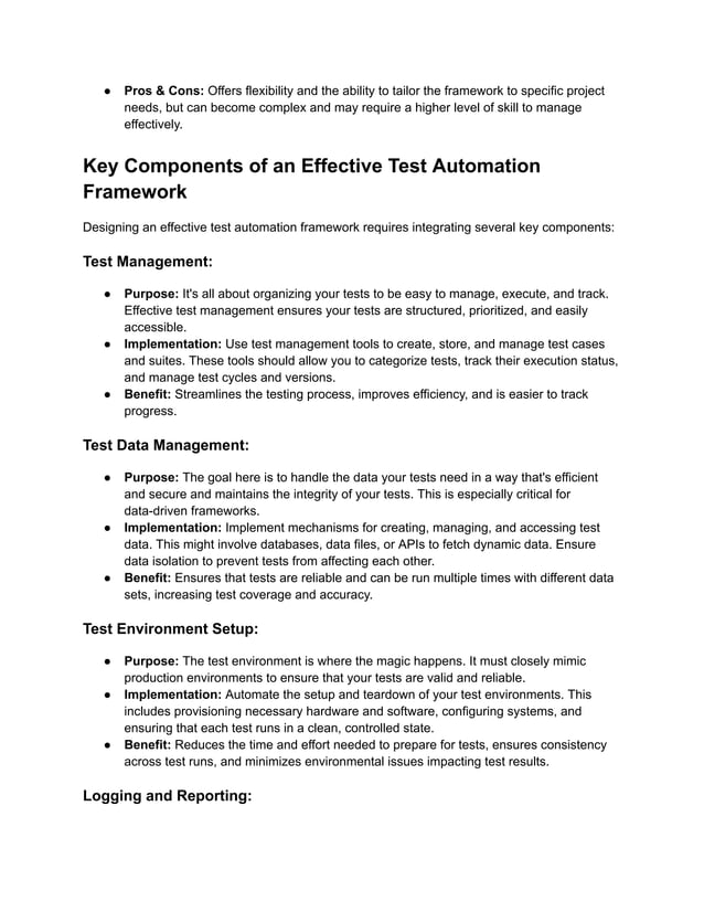 The Essence Of Test Automation Framework Design Pdf