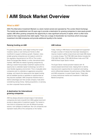 The essential aim stock market guide | PDF