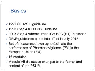 The essential changes in the new pbrer format | PPTX