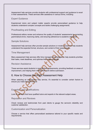 The Essential Guide to Different Types of Assessment Help..pdf