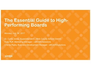 The Essential Guide to High-Performing Boards | PDF