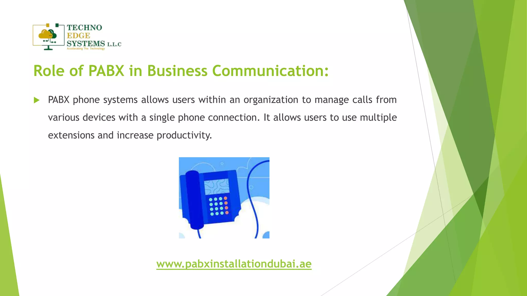 The Essential Guide to PABX and Its Role in Business Communications | PPTX