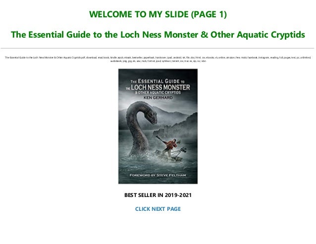 (BOOK$) The Essential Guide to the Loch Ness Monster & Other Aquatic Cryptids [Full]