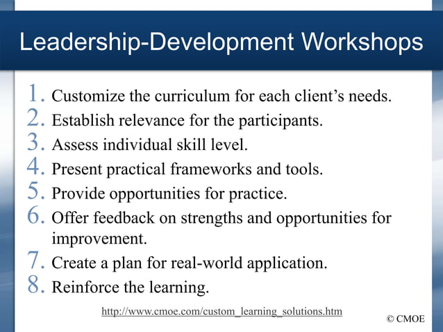 The Essential Ingredients of a Leadership Development Curriculum | PPTX ...
