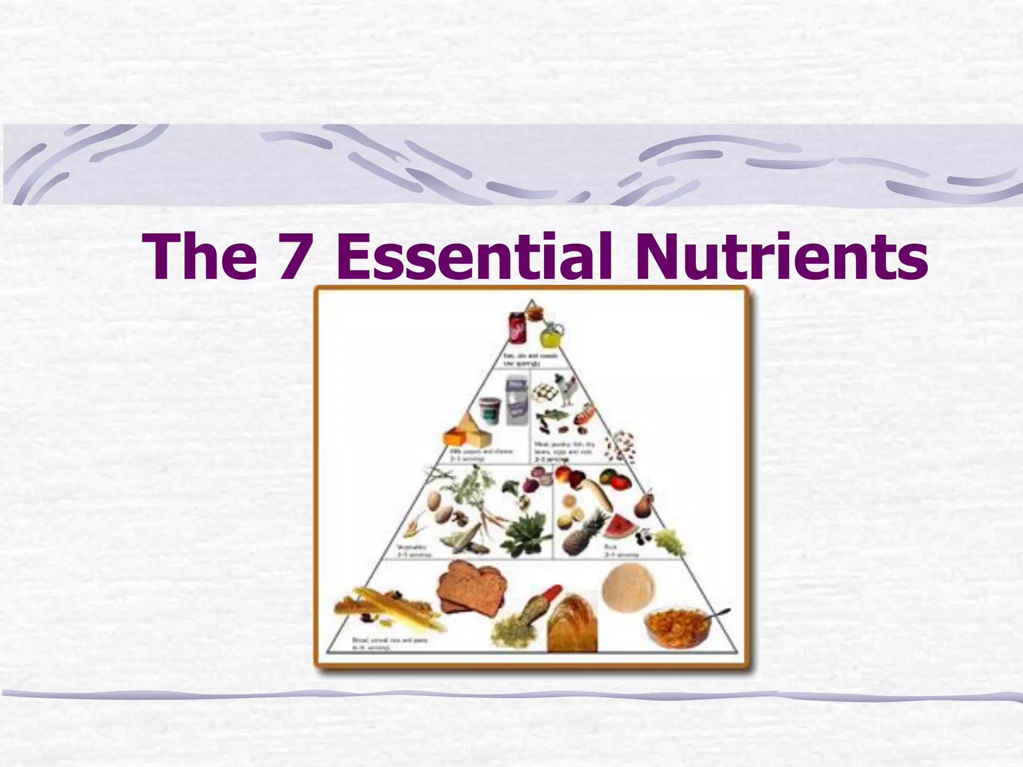 The essential nutrients | PDF