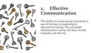 The Essential Qualities of an Effective School Administrator and ...